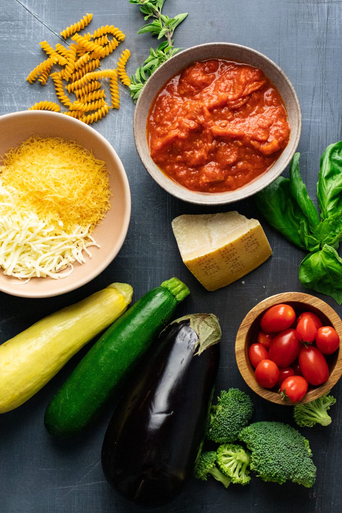 Cheesy Rotini Pasta with Roasted Vegetables – A Simple Palate