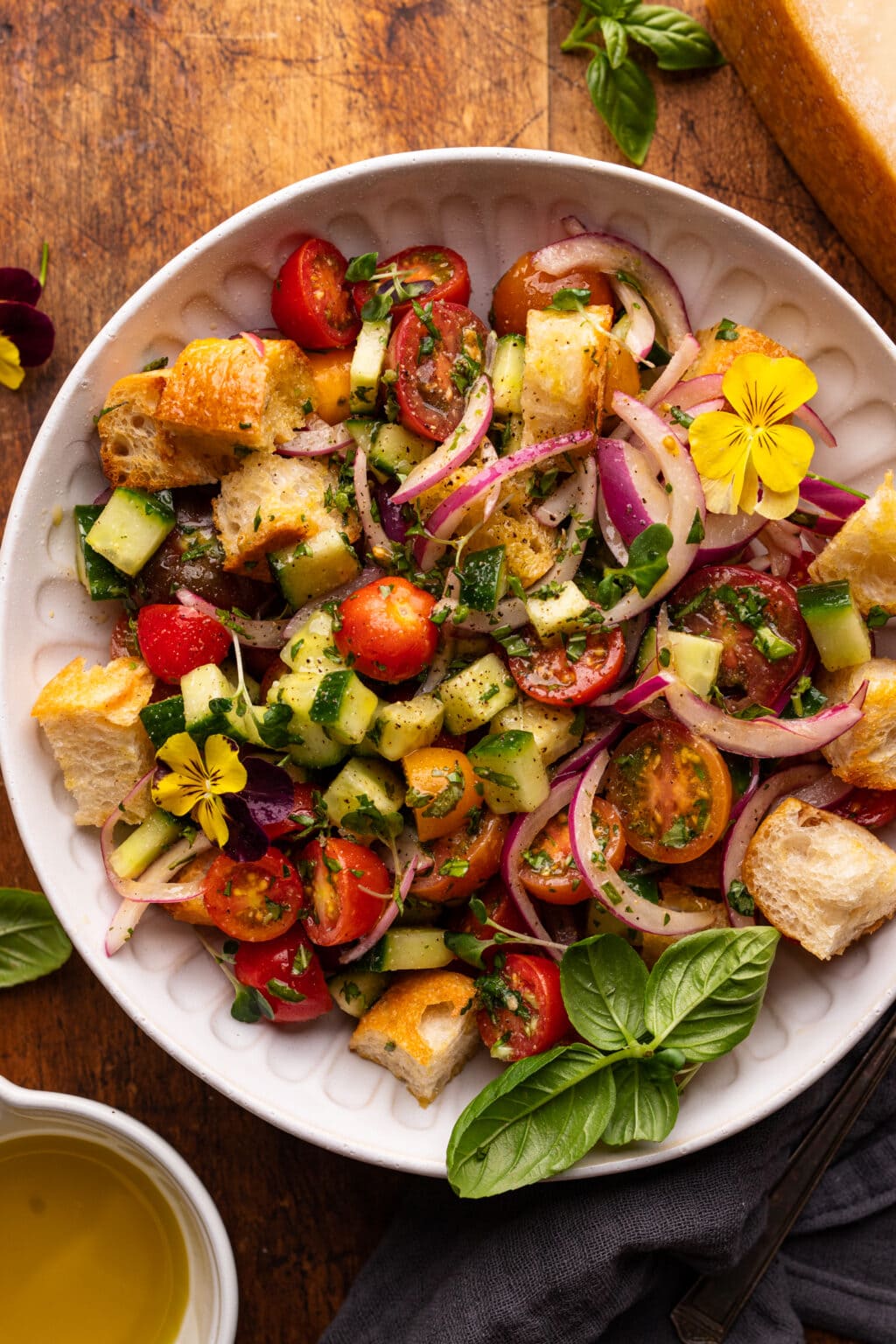 Panzanella Salad (Tuscan Bread Salad) – A Simple Palate