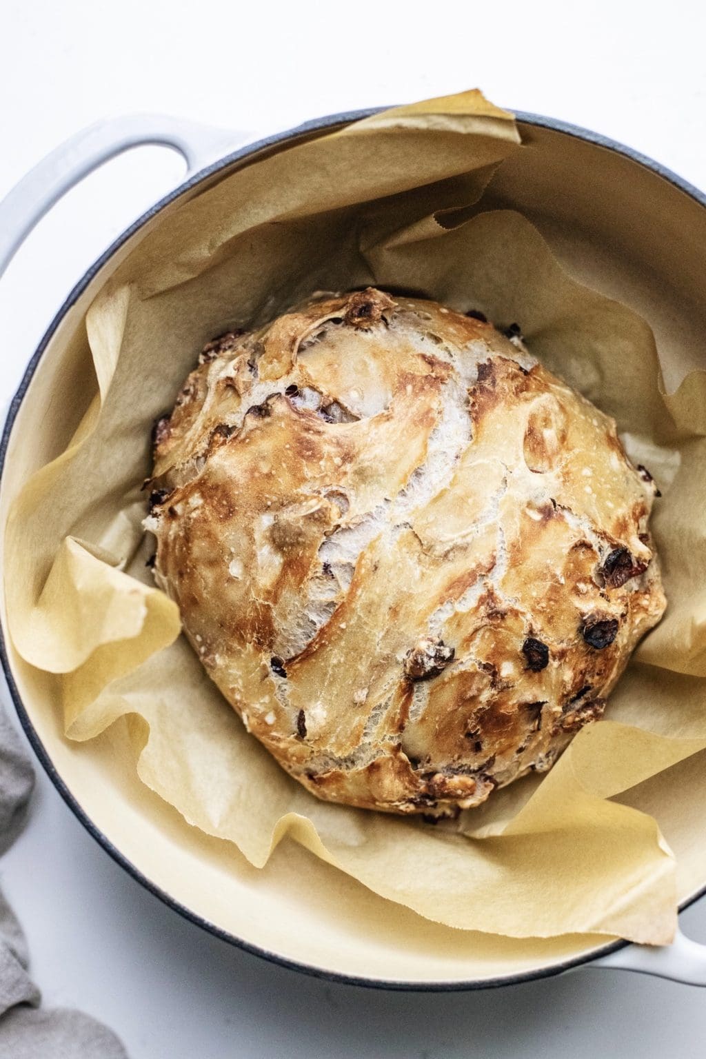 No Knead Cranberry Walnut Bread – A Simple Palate