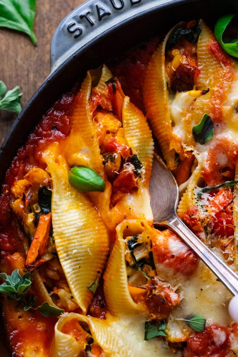 Vegetarian Stuffed Shells (without ricotta) – A Simple Palate