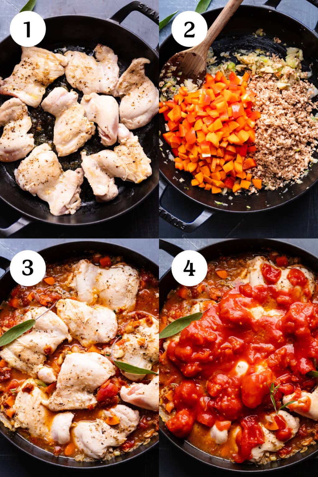 Chicken Cacciatore – A Simple Palate