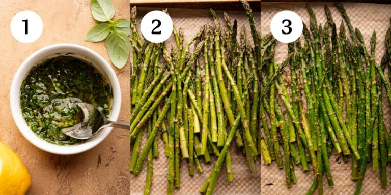 Roasted Lemon Asparagus with Fresh Basil – A Simple Palate