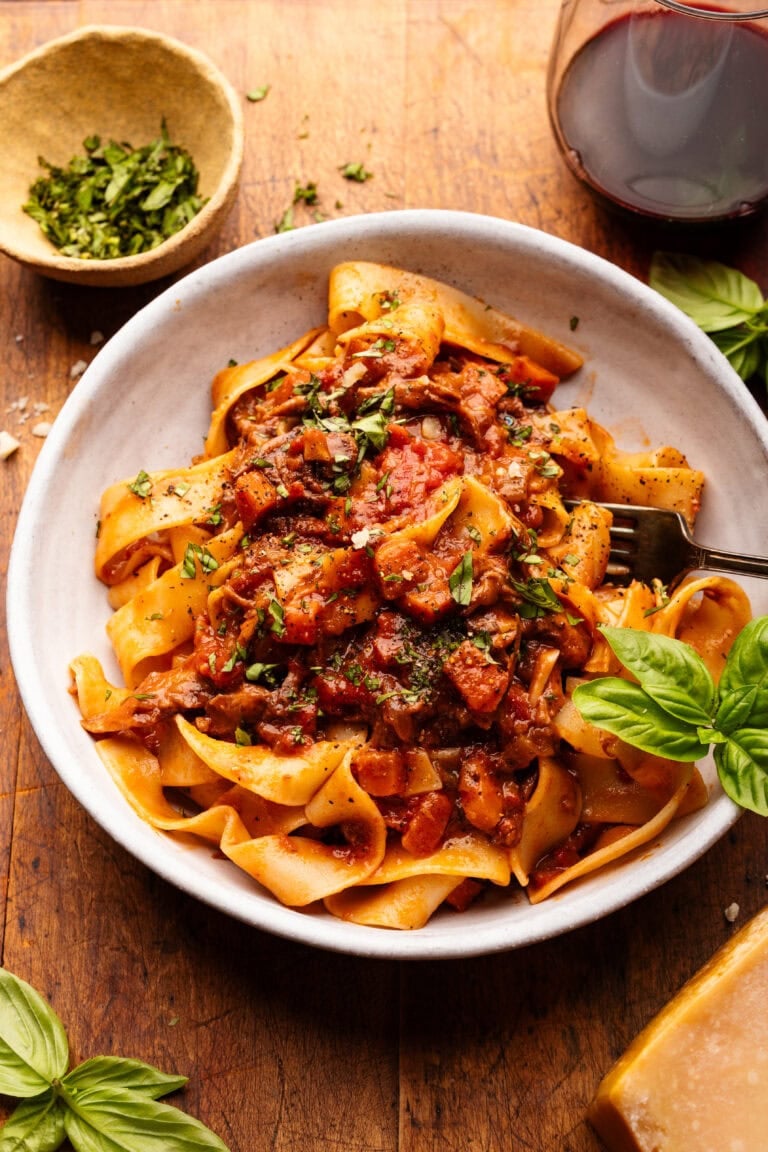 Braised Beef Short Rib Ragu with Pappardelle – A Simple Palate