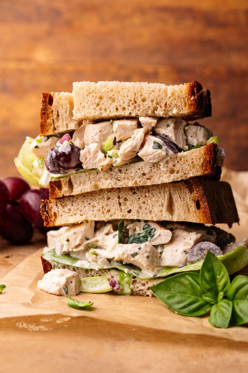 Chicken Salad with Grapes & Fresh Herbs – A Simple Palate