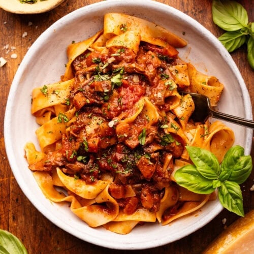 Braised Beef Short Rib Ragu with Pappardelle – A Simple Palate