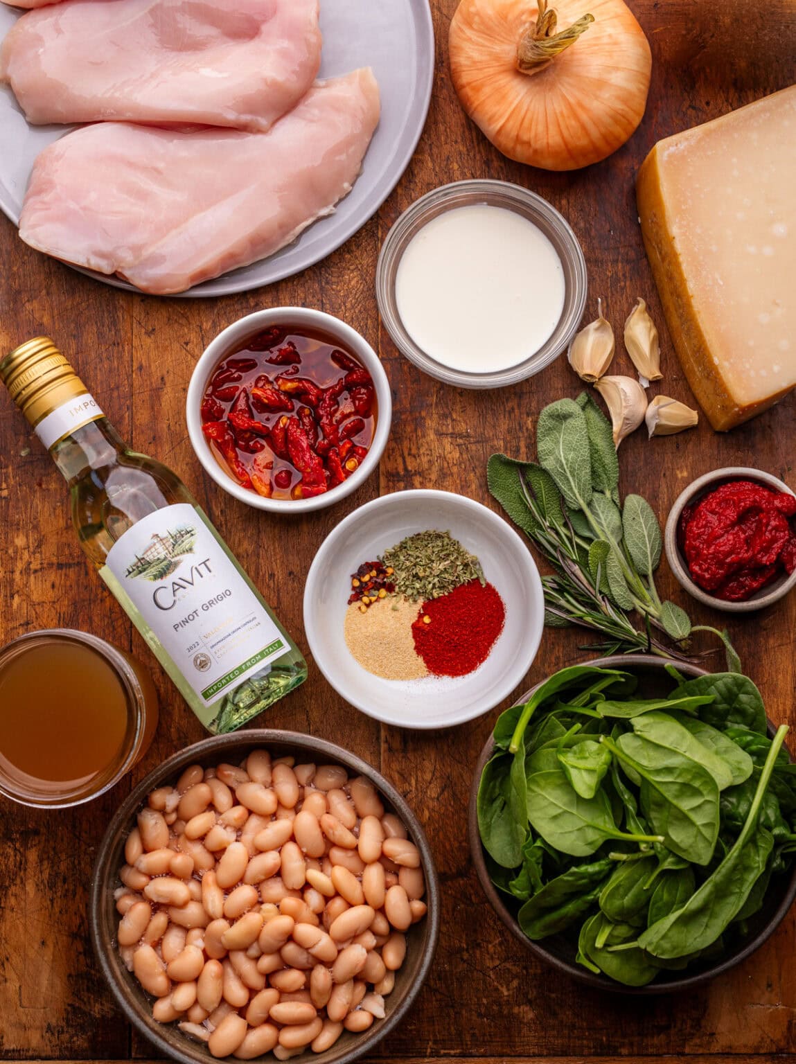 Tuscan Chicken with White Beans – A Simple Palate