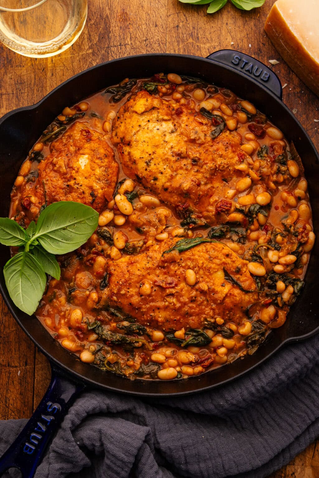 Tuscan Chicken with White Beans – A Simple Palate